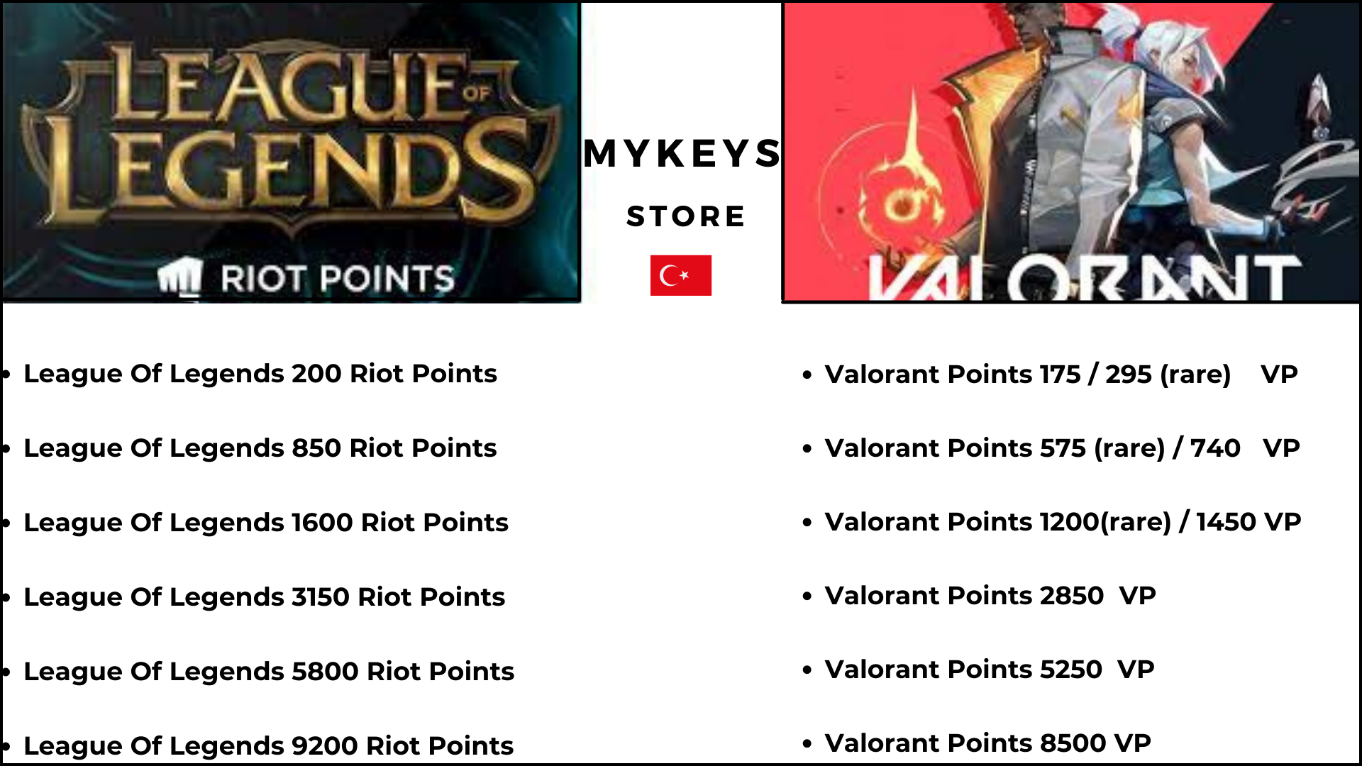 Buy 🇹🇷 Lol Valorant Points TR ВАЛОРАНТ 1450 VP OFFICIAL and download