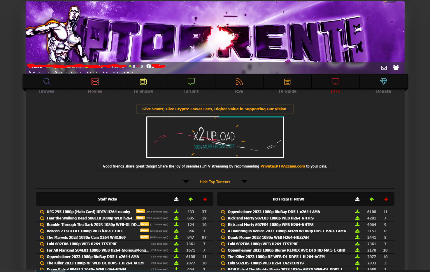 🤝Инвайт / Приглашение на Iptorrents.com купить на WMCentre.net за 465 руб