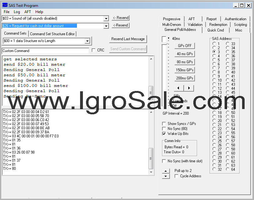 IGT - SAS Simulator | Professional software for gaming machines