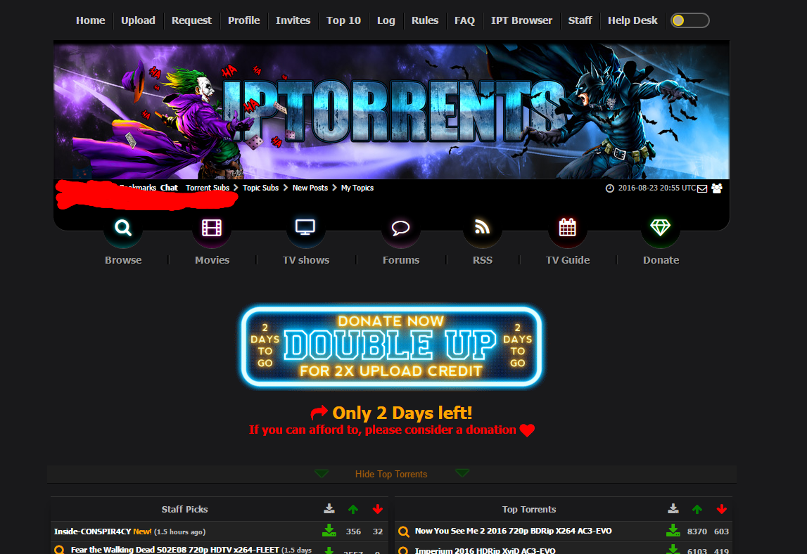 Buy Invites to iptorrents.com and download