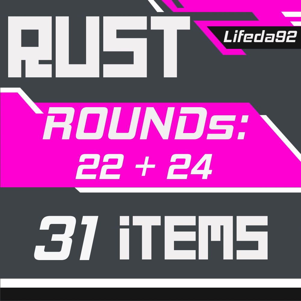 Buy 🔥RUST SKINS TWITCH DROPS Round 22+24 31 ITEMS +🎁 cheap, choose from ...