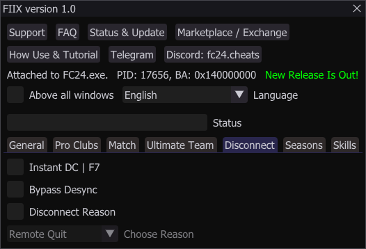 Buy FC 24 Trainer Cheat Hack | Ultimate Team, Pro Clubs cheap, choose ...