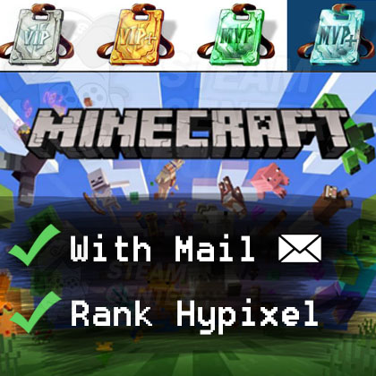 Minecraft Java with +Cloak (VIP, MVP+) Hypixel Ranks buy on WMCentre ...