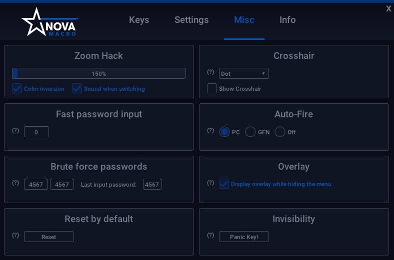 Buy NOVAMACRO🔥 (7d CIS) Private macro Rust | Any mouse cheap, choose ...