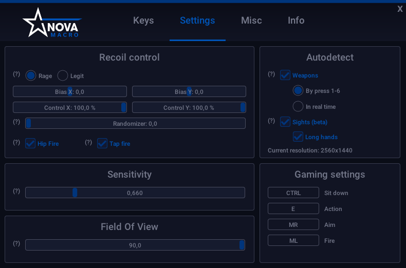 Buy NOVAMACRO🔥 (7d CIS) Private macro Rust | Any mouse cheap, choose ...