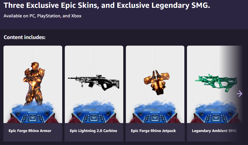 Buy Splitgate: Three epic skins and a submachine gun and download